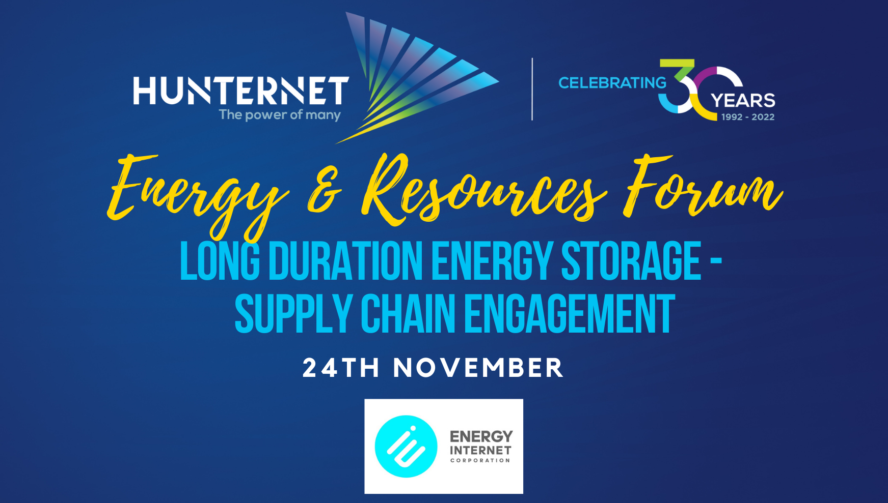 Energy & Resources Forum - Long Duration Energy Storage – Supply Chain ...