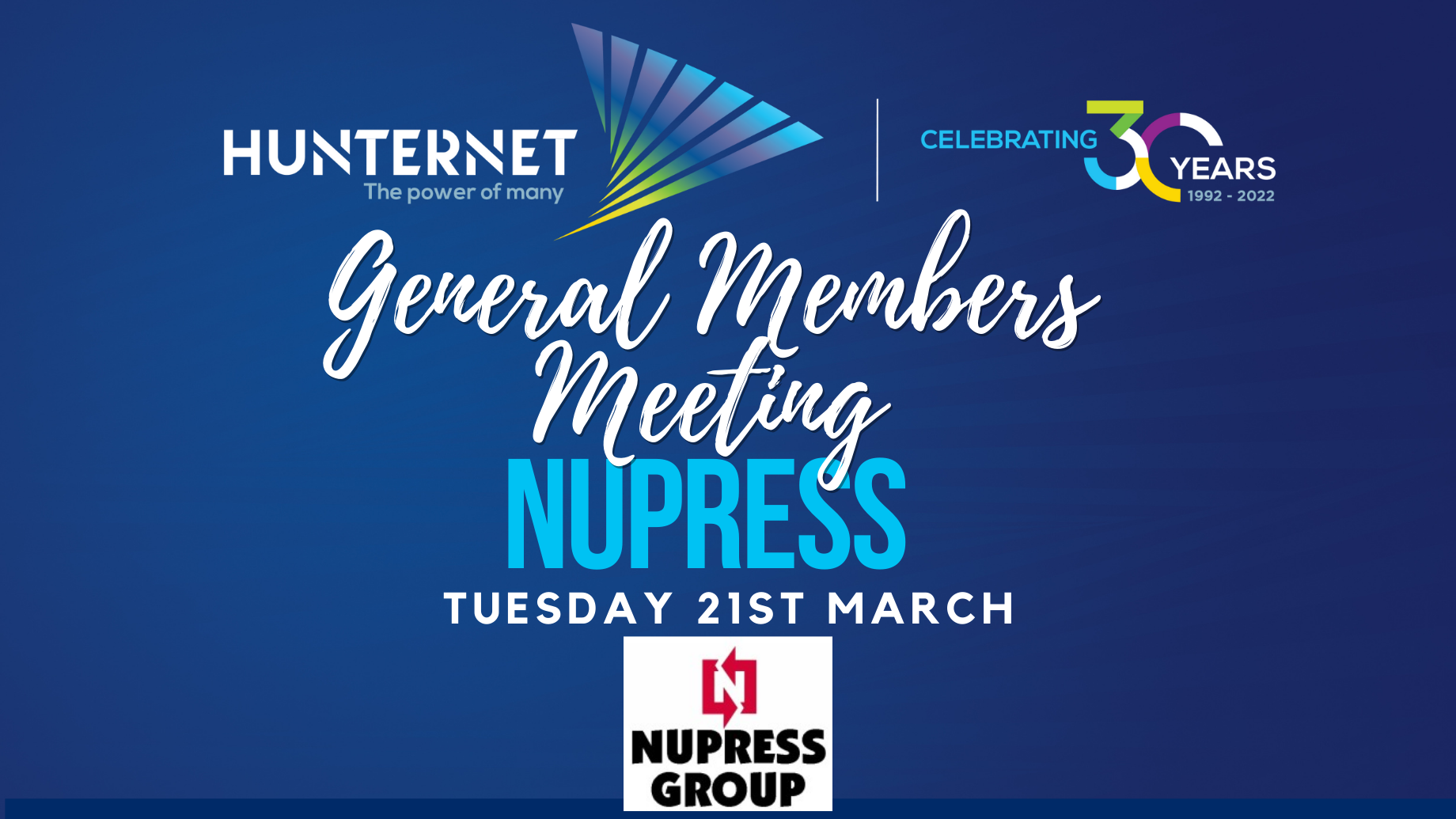 General Members Meeting - March | HunterNet Co-op