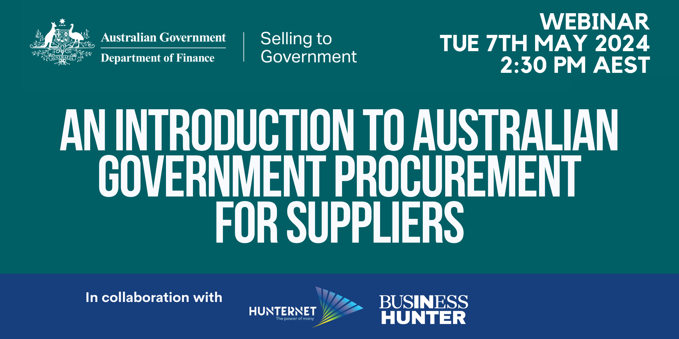 WEBINAR - An introduction to Australian Government procurement for ...