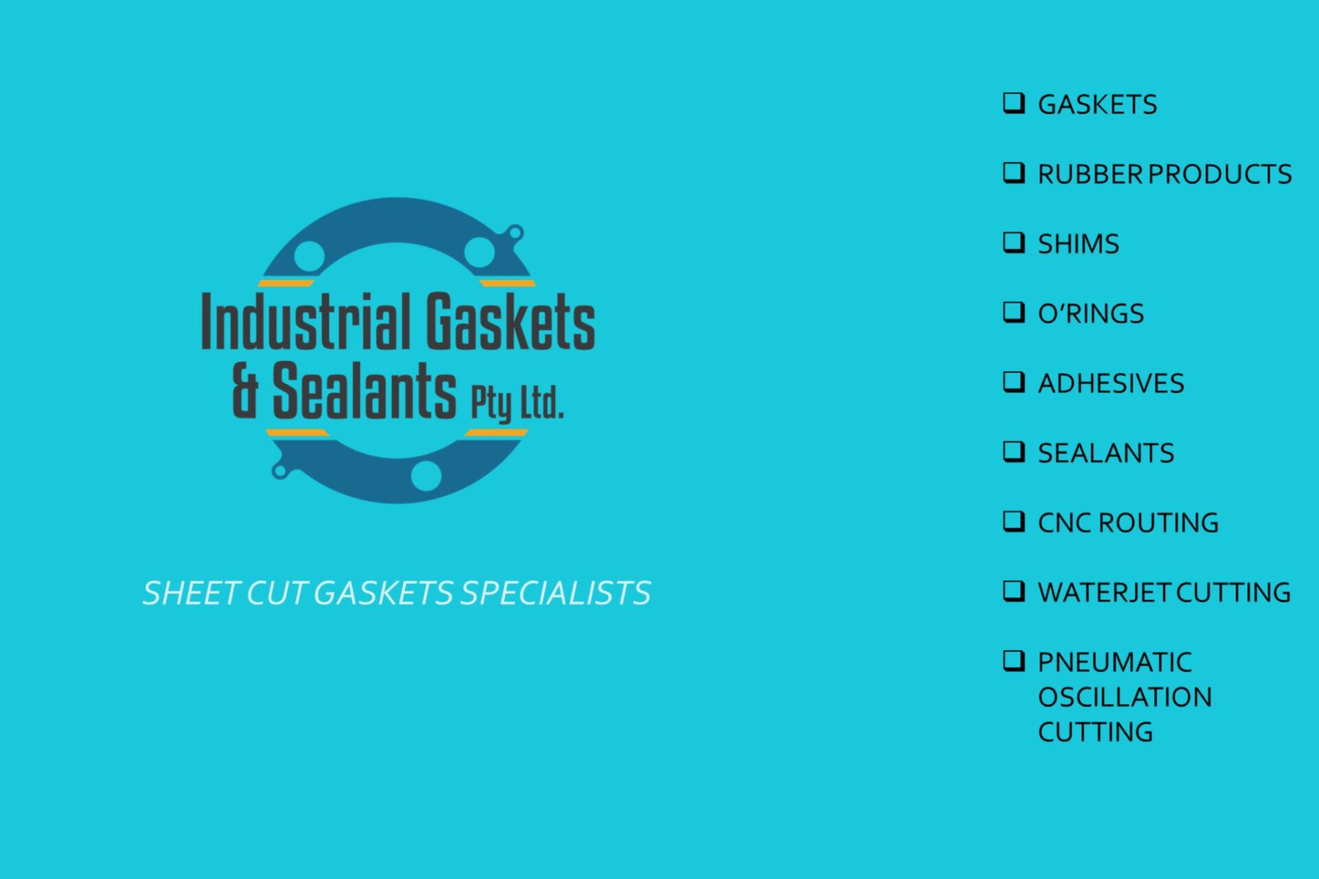 Industrial Gaskets and Sealants - Member Update Feb 2025 | HunterNet Co-op