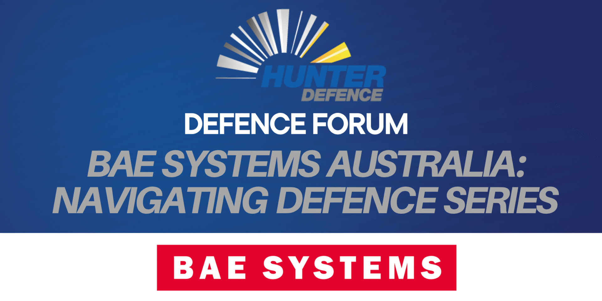 BAE Systems Australia: Navigating Defence Series | HunterNet Co-op